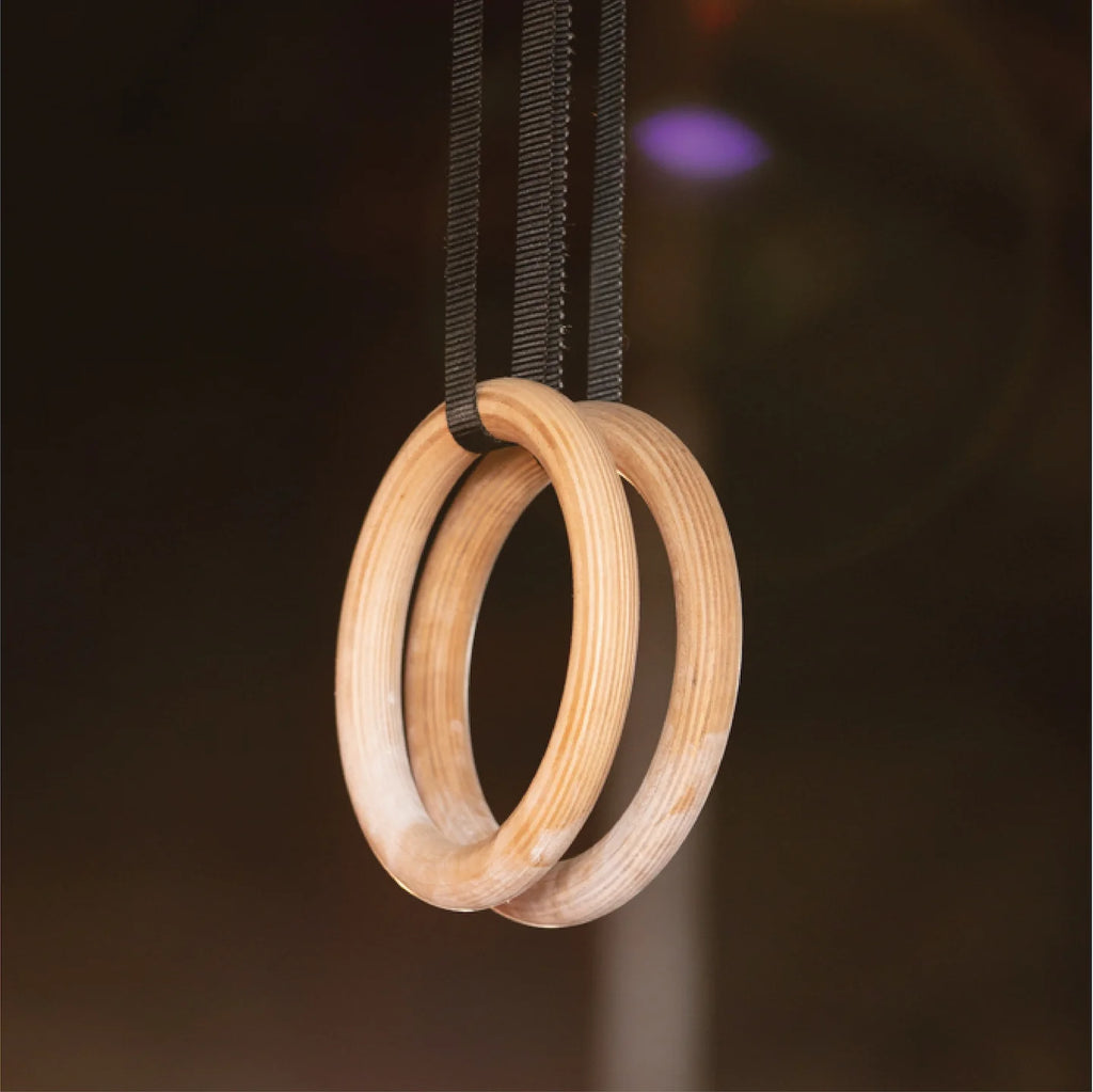Wooden Gymnastic Rings – Vasuki Fitness